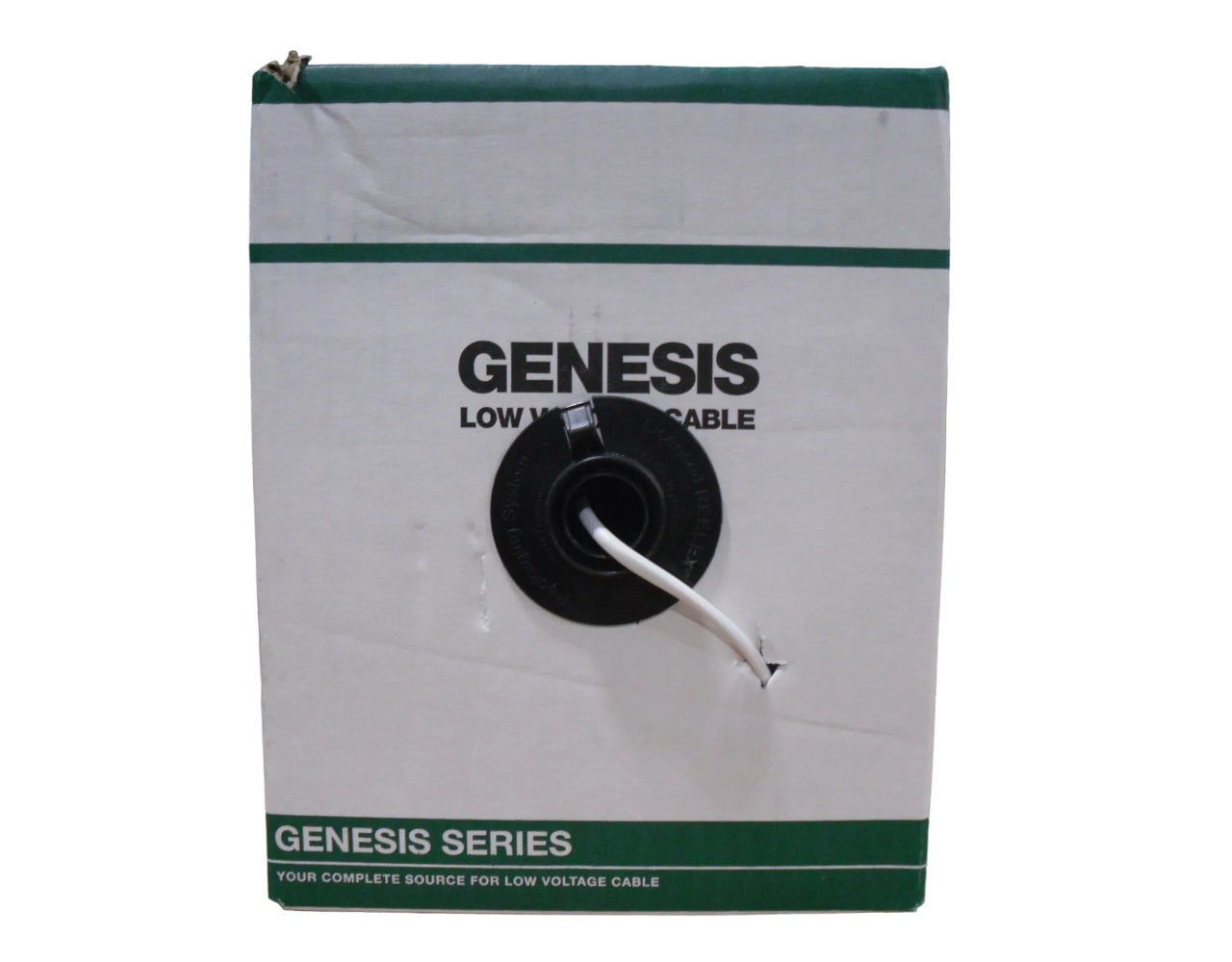 Genesis 11195501 18/4 Stranded Unshielded Cable Pull Box, White 500FT ...
